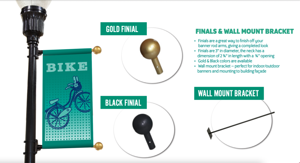 Hardware for Banners - Banners Downtown Decorations